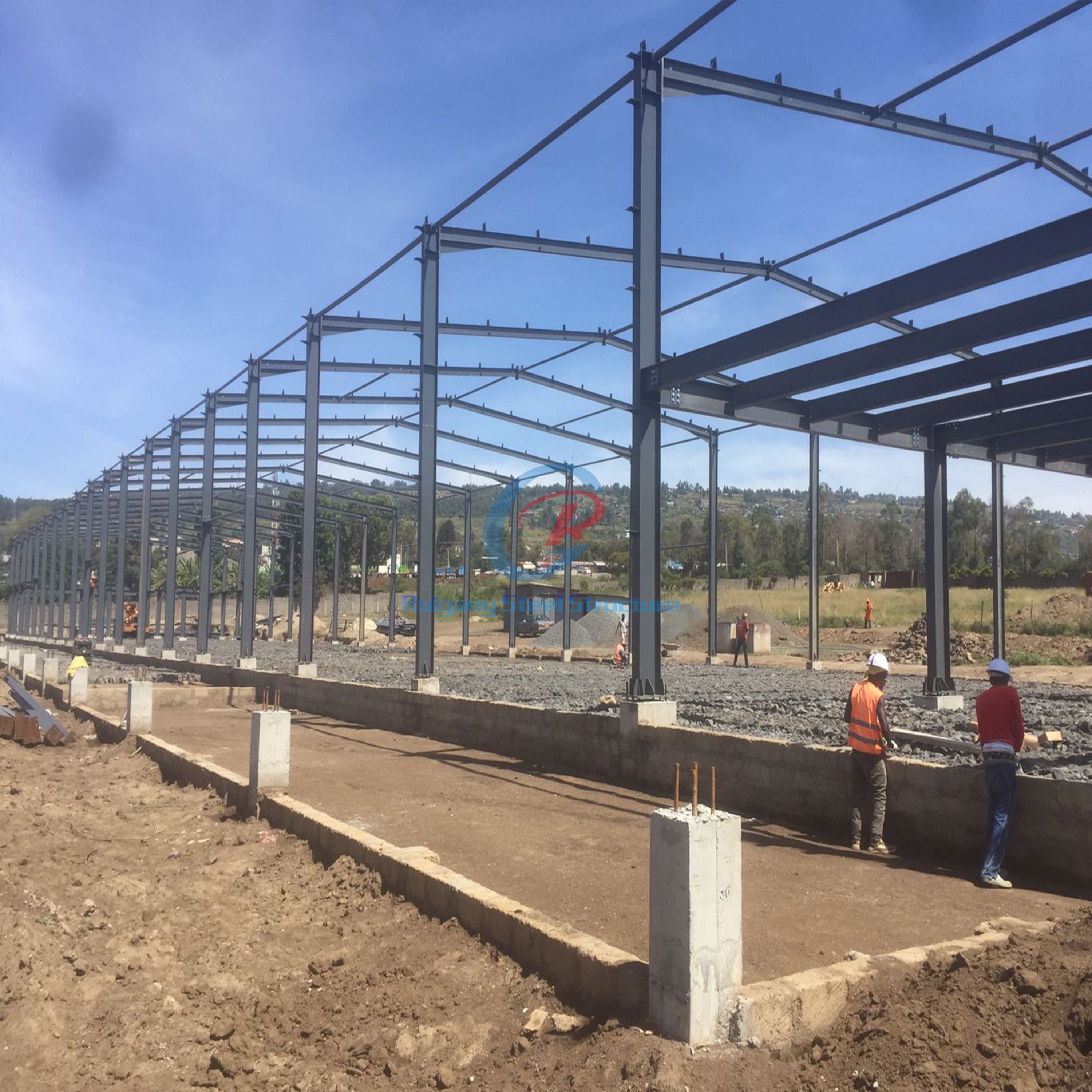 Heavy PEB Steel Building Industrial Steel Structures Pre Engineered ...