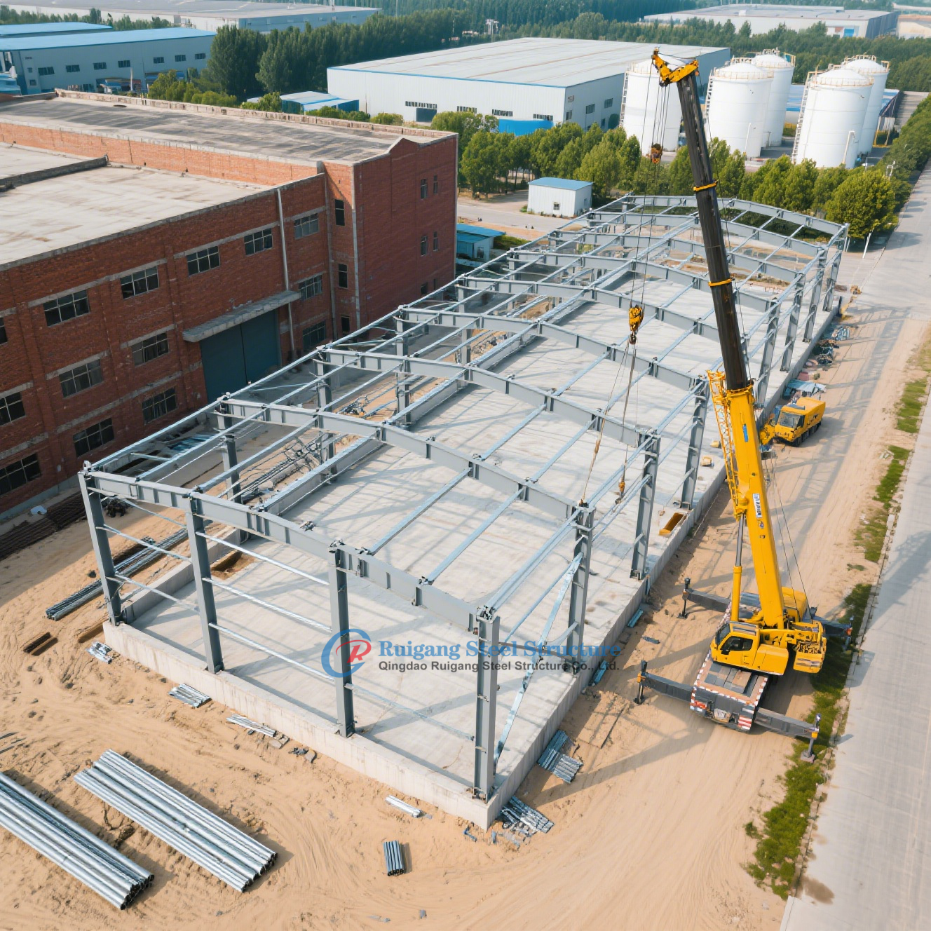 Modular PEB Steel Structure Building For Logistics With High Quality ...